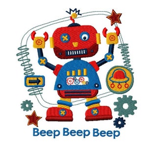 Broderie d'un robot pour machine à broder - Etsy France
