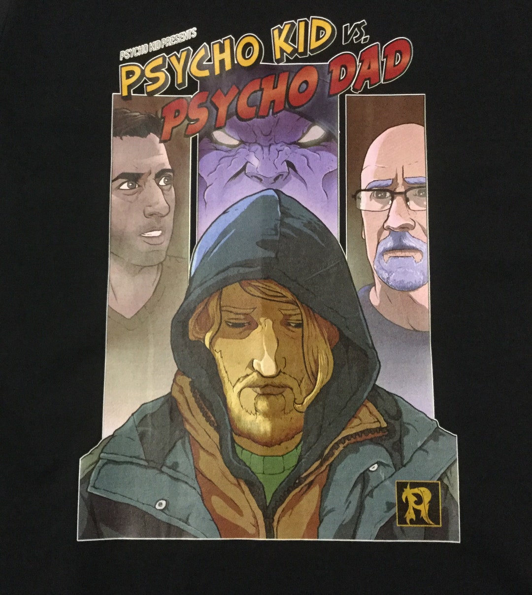 PSYCHO KID PRESENTS Psycho Kid Vs Psycho Dad T-shirt - Etsy