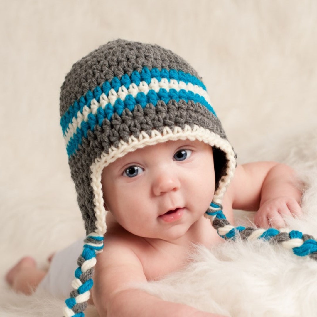Newborn Baby Boy Hat, Newborn to 1T-2T Size, Winter Hat for Toddler - Etsy