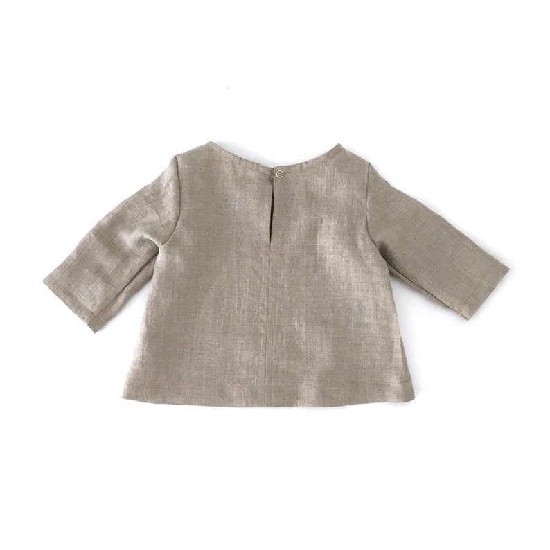 Kids linen shirt baby linen top baby linen clothes gender | Etsy
