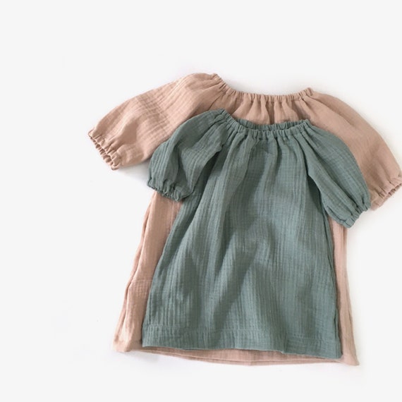 Organic Dresses Muslin Dress Baby Dress Girls Dresses Baby | Etsy