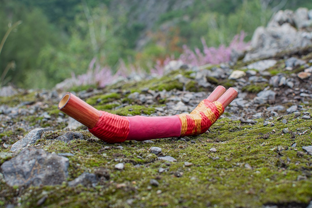 Double Tepi Traditional Handmade Rapé Snuff Applicator - Etsy