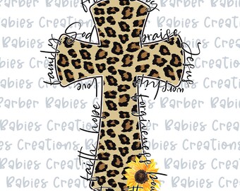 Cheetah Cross | Etsy