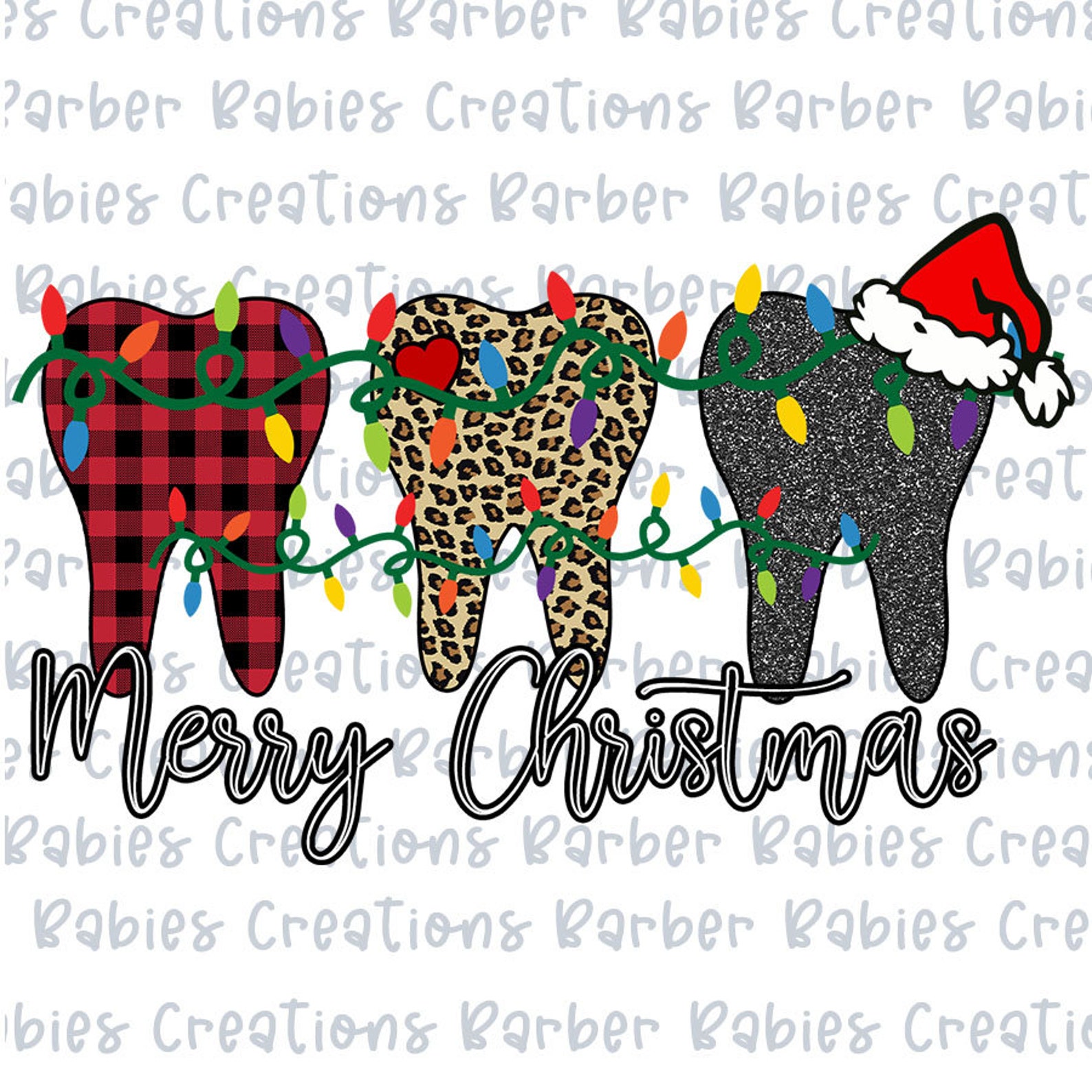 Merry Christmas OrthoDentistDental AssistantTooth PNG | Etsy