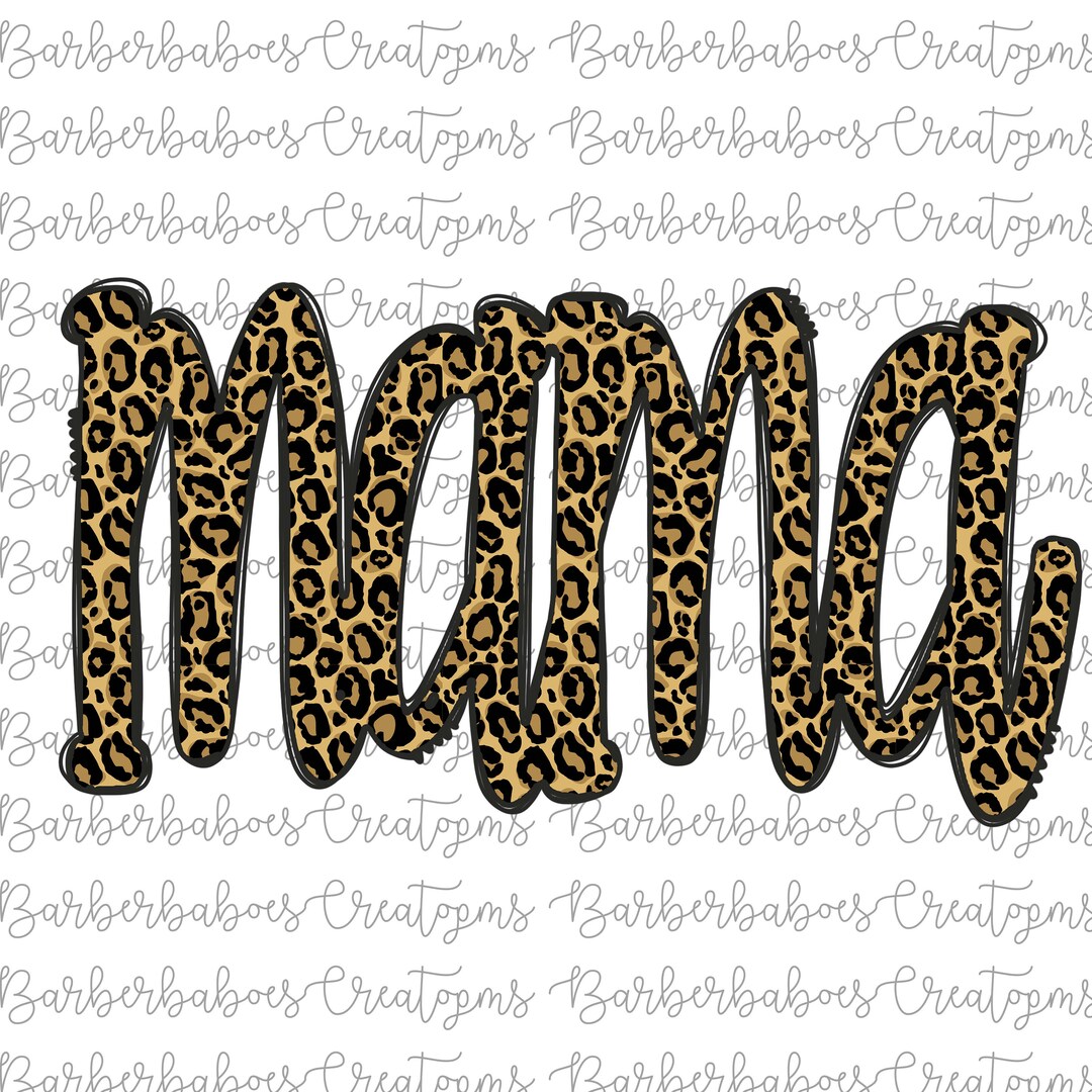 PNG, Cheetah Mama - Etsy