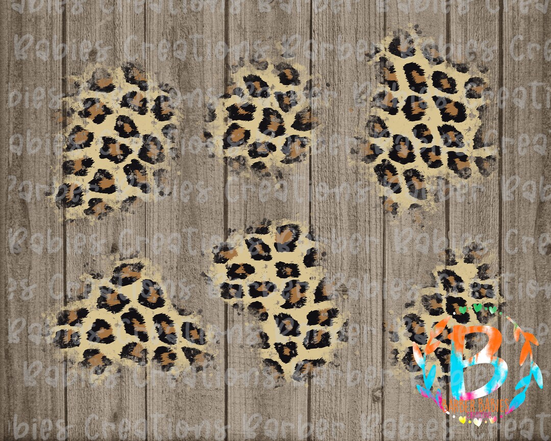 Cheetah Patches for Sublimation PNG File - Etsy