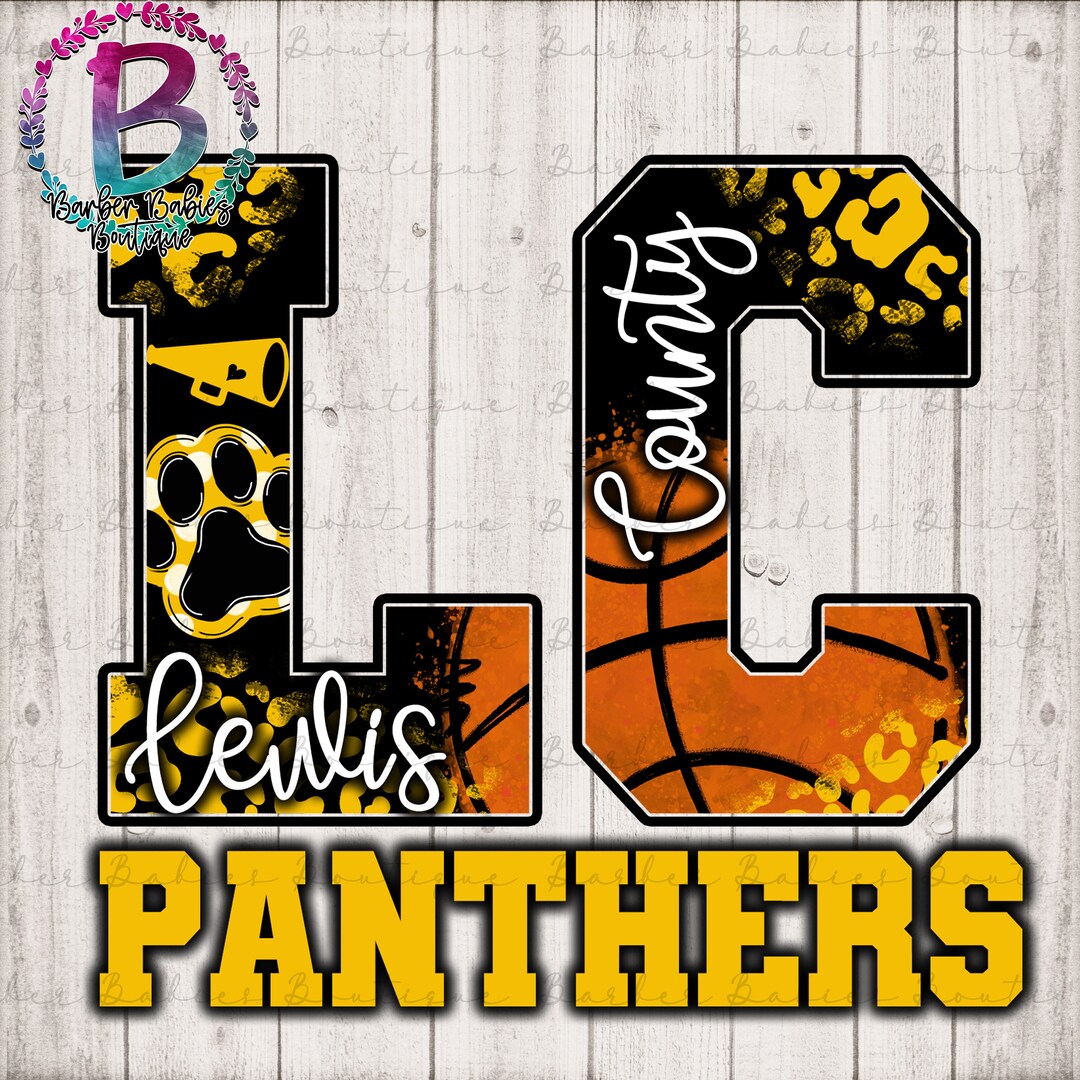 Ready to Press Sublimation Transfer Lewis County Panthers Basketball ...