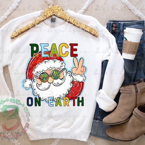 Peace on Earth Sign - Etsy