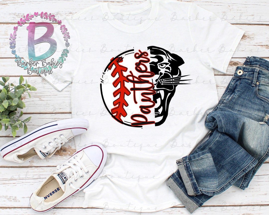 Ready to Press - Sublimation Transfer - Baseball - Panthers - Half and ...