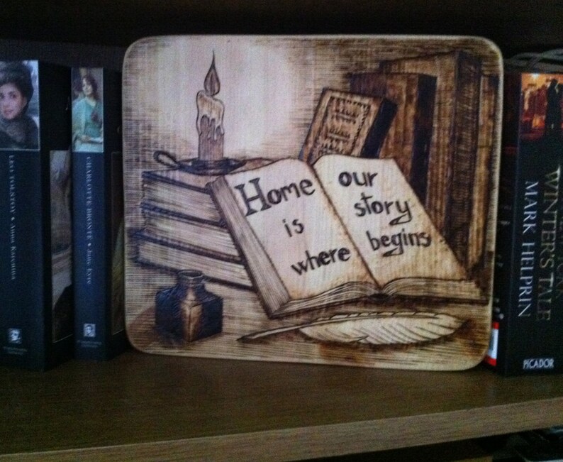 Wood Burning Home Decor-wall Hanging-wooden Picture - Etsy