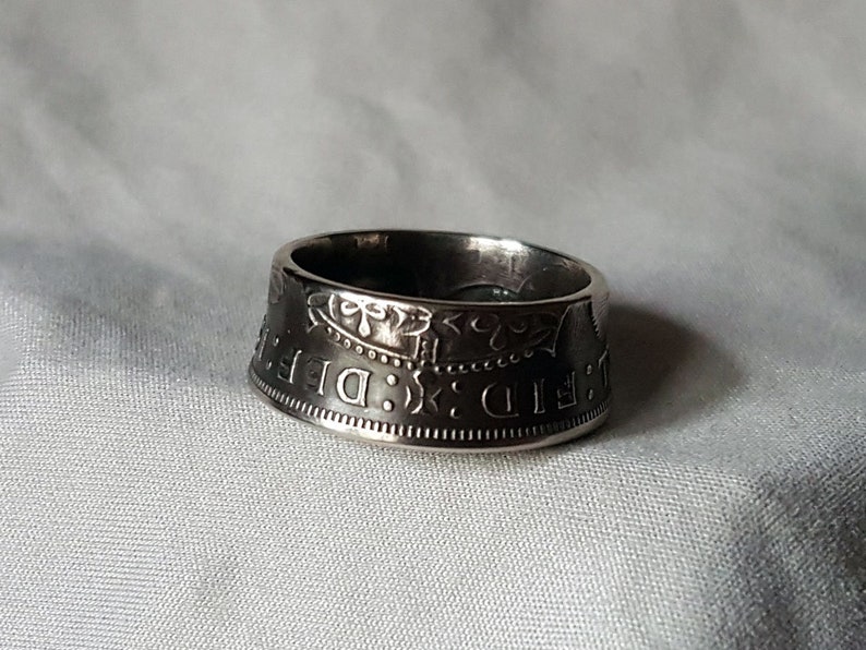 Hand Made Coin Ring - Uk/british 1951 Two Shillings - Size S / 19mm - Etsy