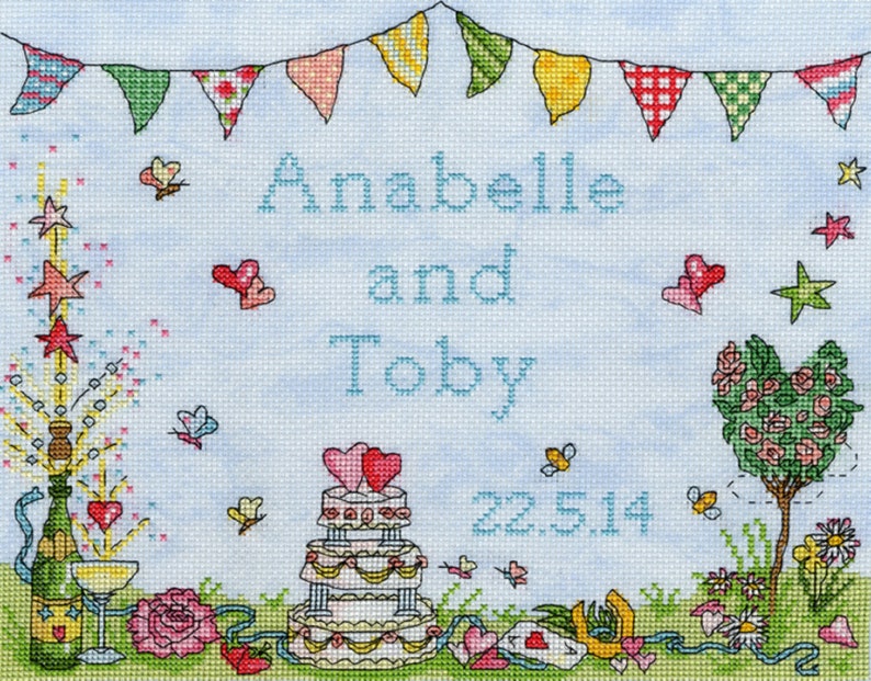 Wedding Cross Stitch Kit by Bothy Threads Marriage - Etsy