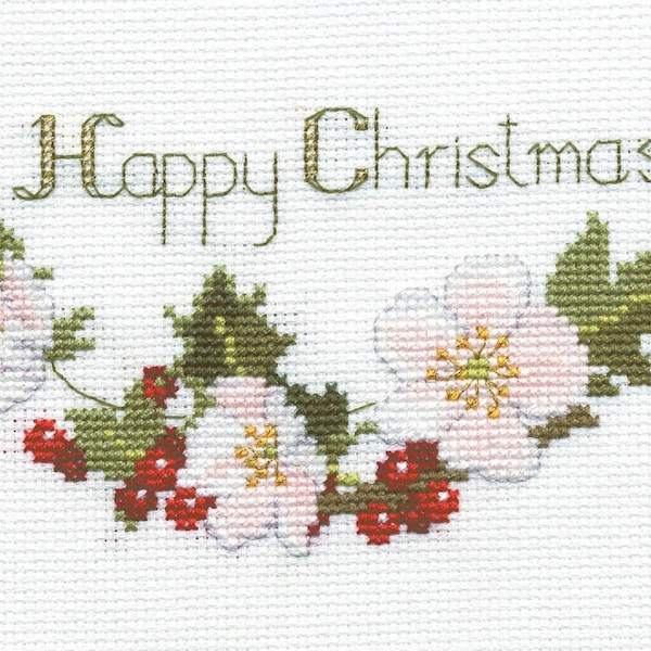 Christmas Cross Stitch Cards - Etsy UK