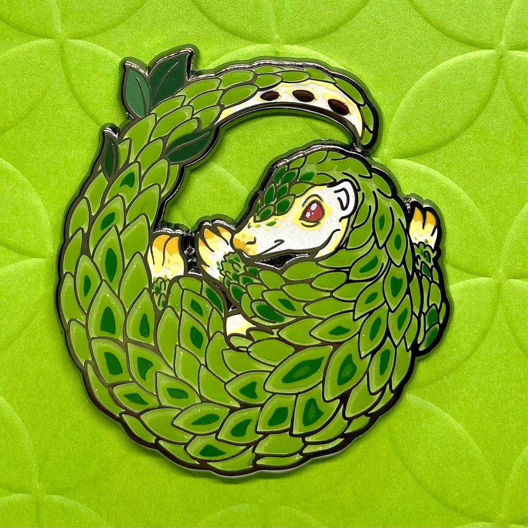 2023 Pangomoya Cherimoya Pangolin Enamel Pin - Etsy
