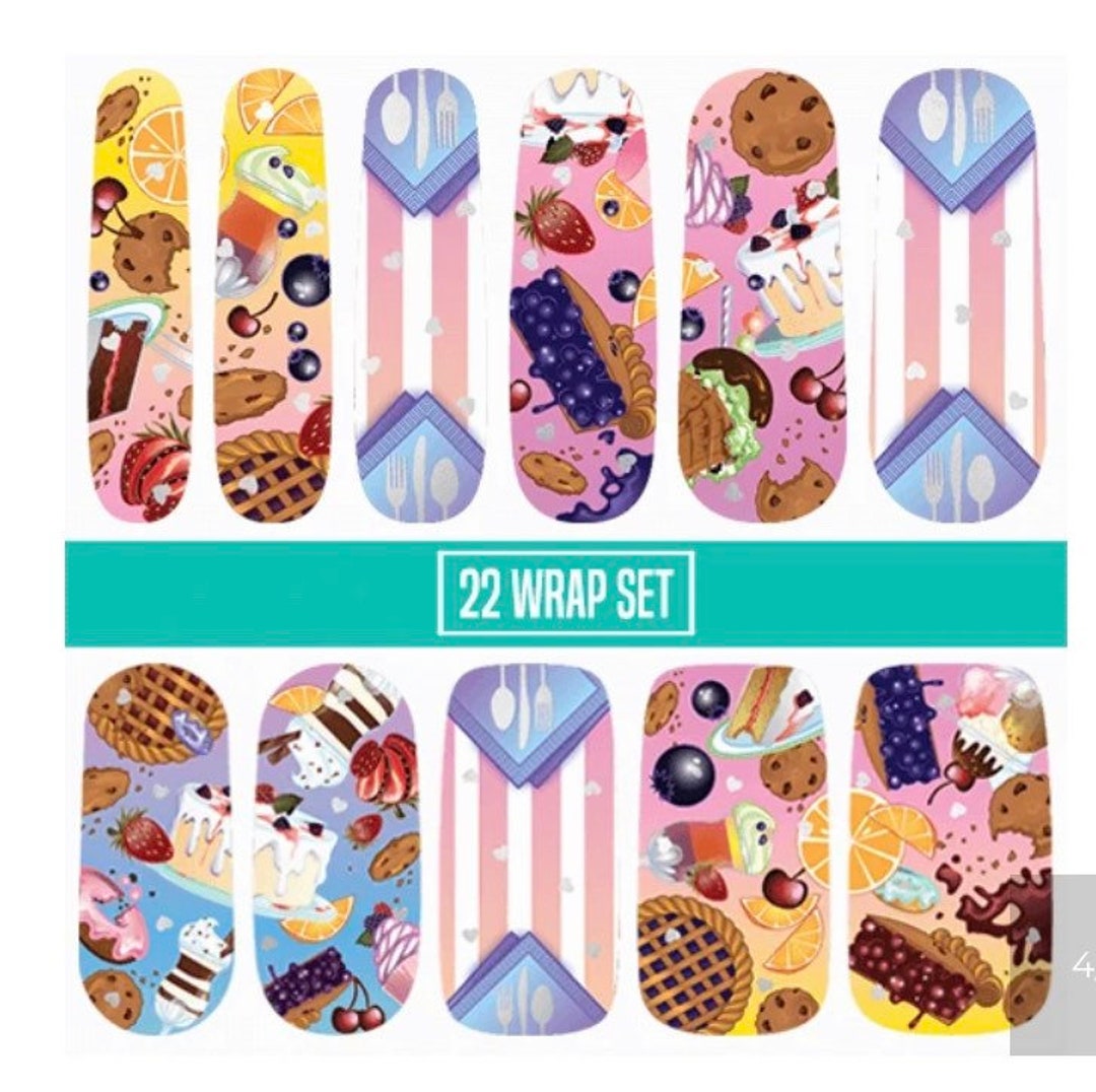 Sweet Tooth Nail Wrap/ Decal Set - Etsy