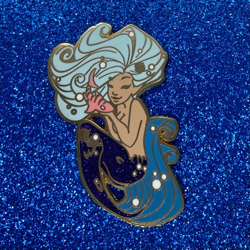 Taino Mermaid of Puerto Rico Hard Enamel Pin Mermaids of the | Etsy
