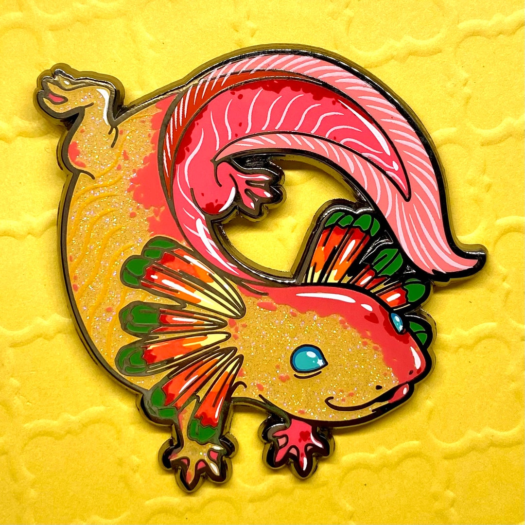2023 Halaxoltl Hala Fruit Axolotl Enamel Pin - Etsy