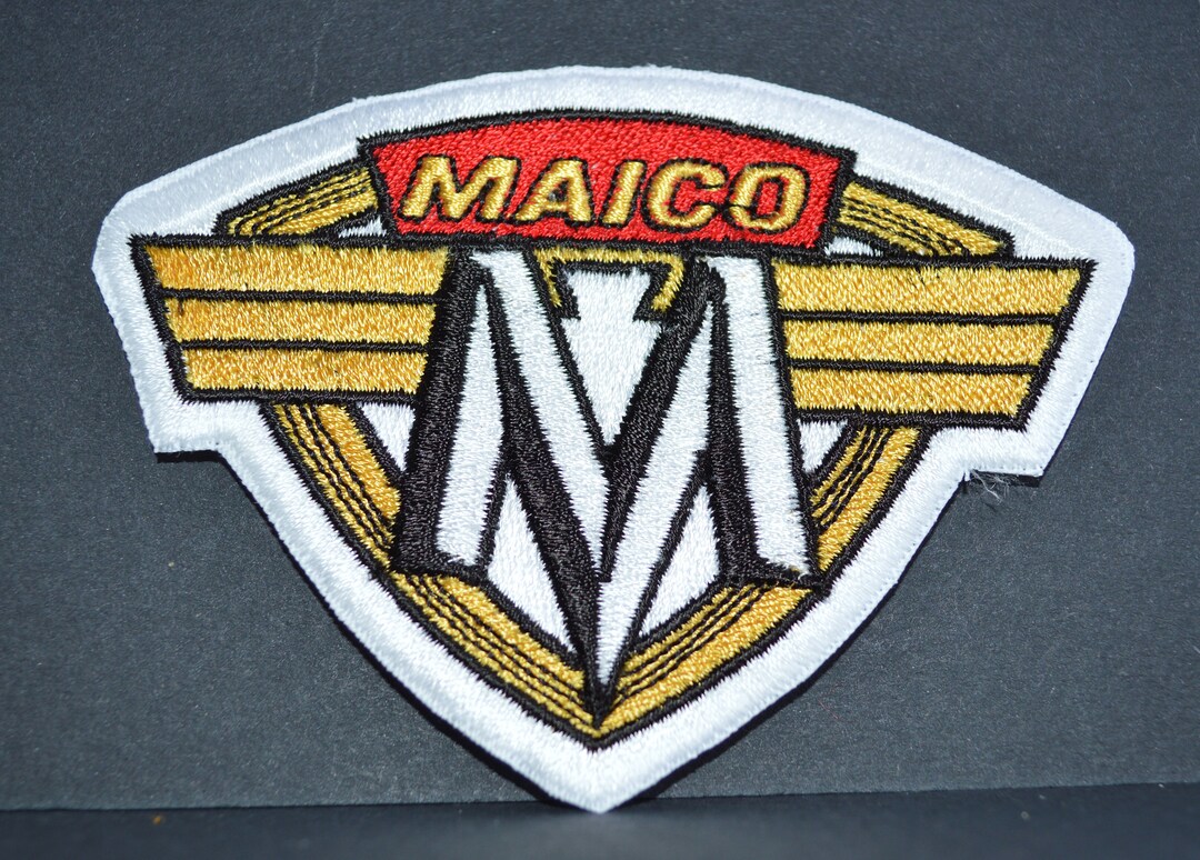 A New Machine Embroidered Hand Finished Cloth Badge - Maico Motorcycles ...