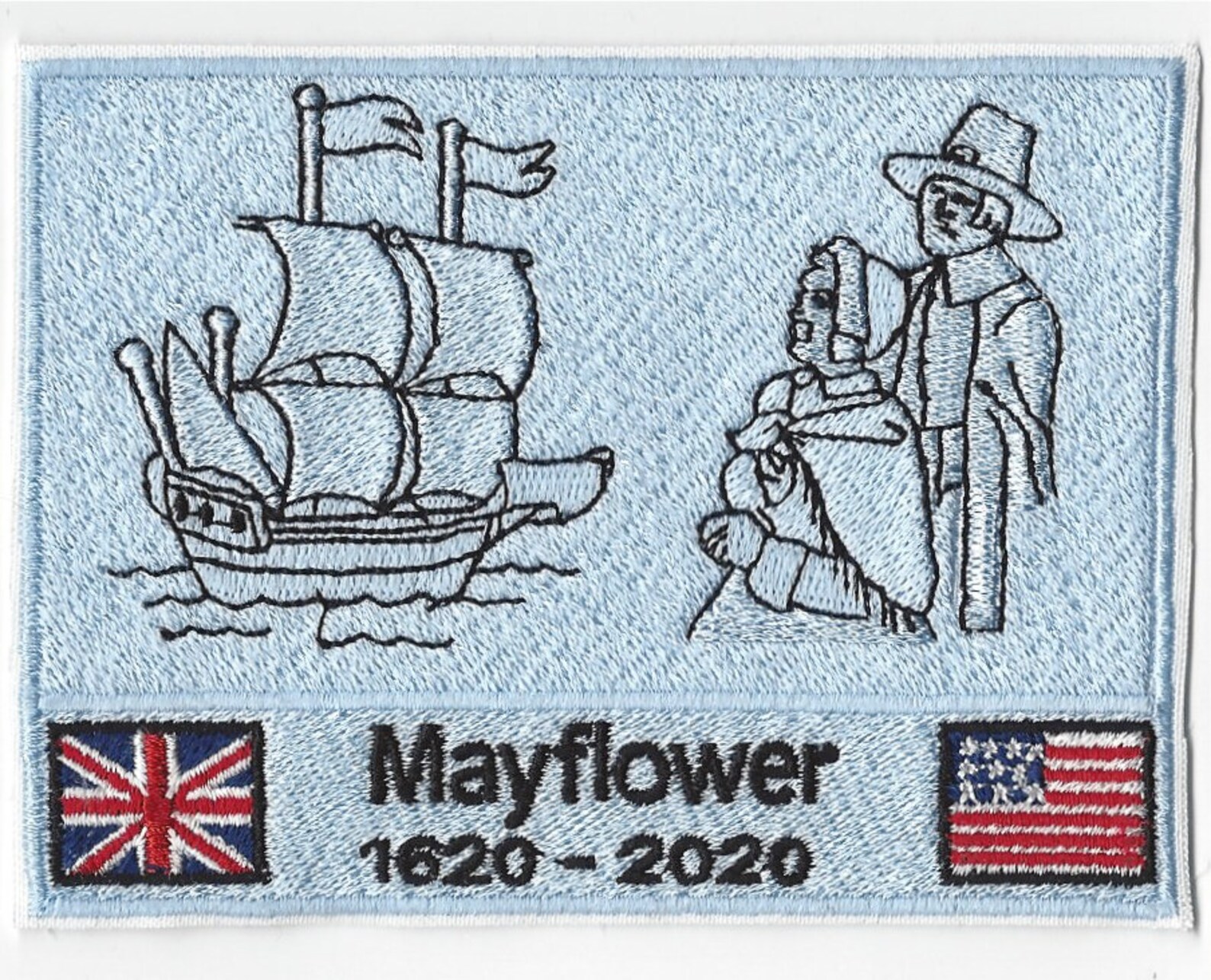a-new-embroidered-cloth-badge-mayflower-1620-2020-pilgrims-etsy