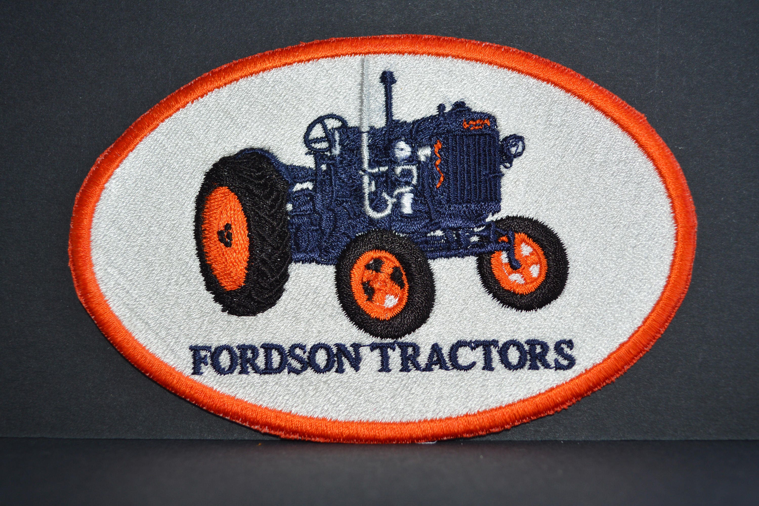 A New Machine Embroidered Hand Finished Cloth Badge Fordson Tractors ...