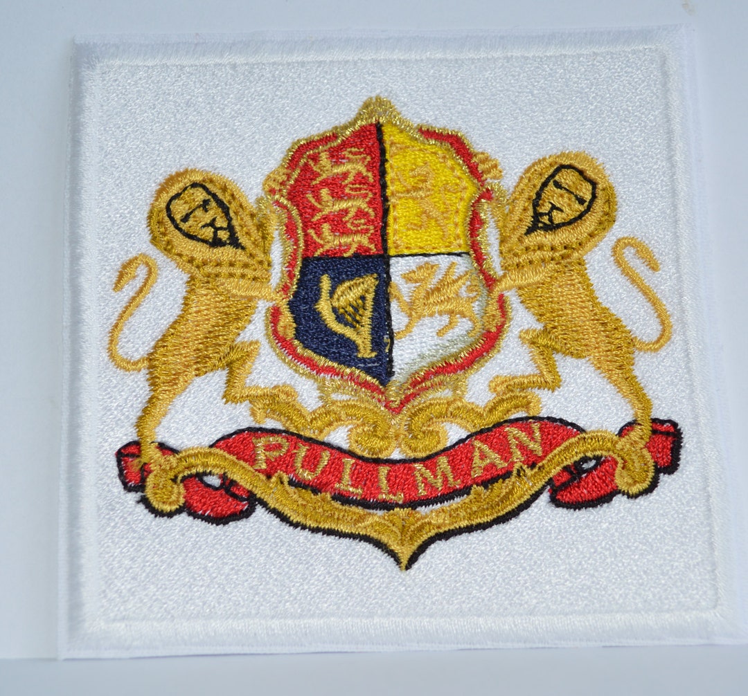 A Machine Embroidered Hand Finished Cloth Badge ' Pullman ' of Railway ...