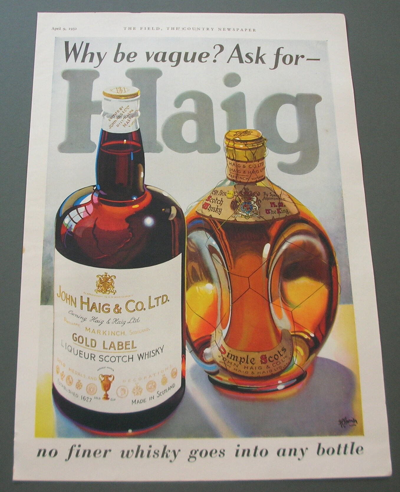 John Haig Scotch Whiskey
