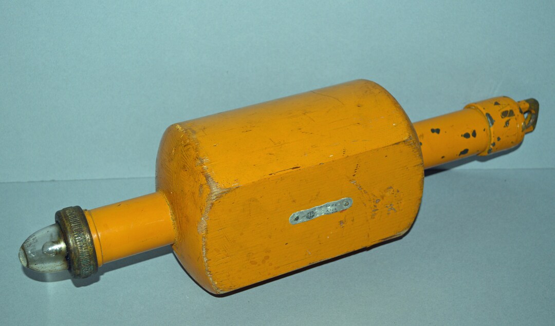 Old Wood and Metal ' Light Bouy' With Glass Lens - Etsy