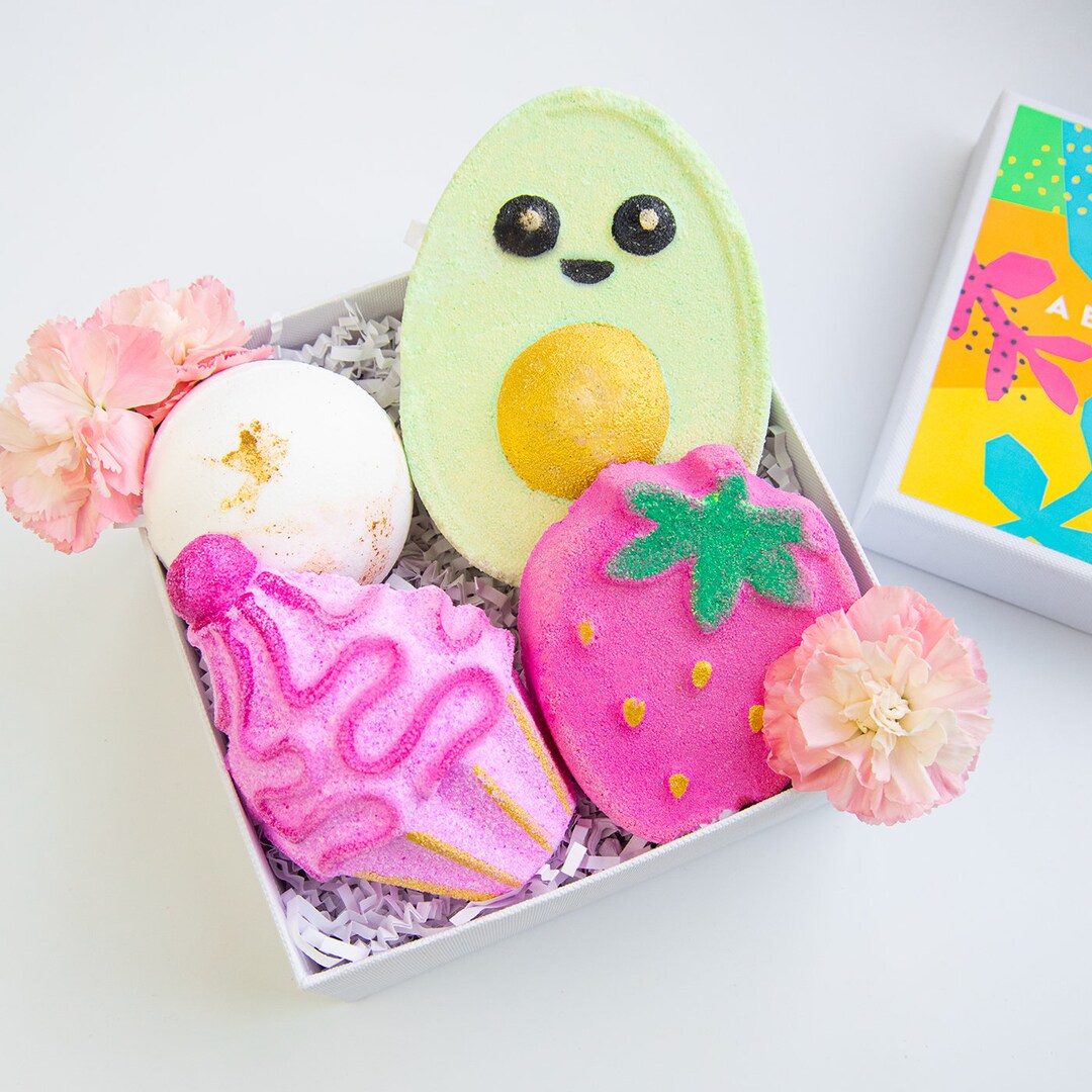 Bath Bomb Gift Set Box for Woman Mum Bath Bomb Fizz Bath Set Vegan ...