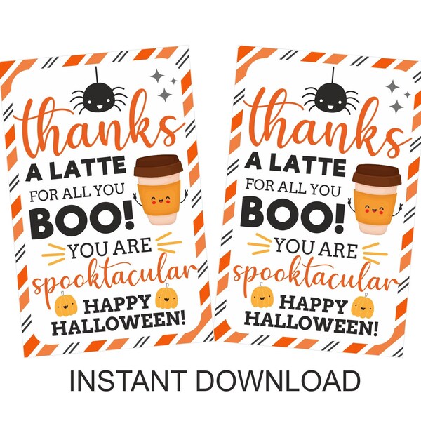 Thanks a Latte - Etsy