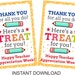 Teacher Appreciation Week Treat Tags Printable / Teacher Appreciation ...
