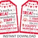 Valentine Staff Gift Tags Printable / Valentine Staff Appreciation Tag ...