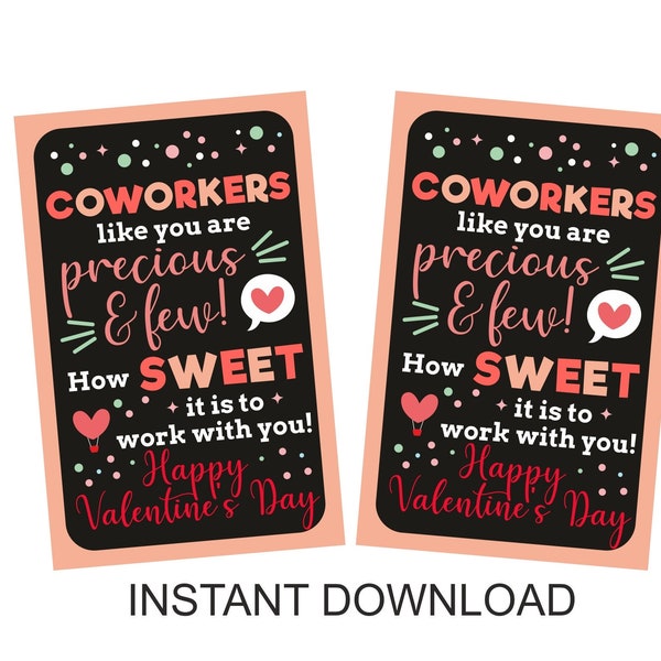 Valentine Coworker - Etsy