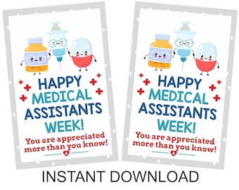 Happy Medical Assistant Week Banner Printable / Printable Happy Medical ...
