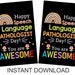 Speech Language Pathologist Gift Tags Printable / Speech Therapist Gift ...