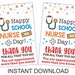 School Nurse Appreciation Tag Printable / School Nurse Gift / School ...
