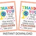 Teacher Appreciation Tag Printable / Teacher Appreciation Gift Tag ...