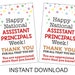 National Assistant Principals Week Gift Tag Printable / Assistant ...
