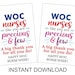 WOC Nurse Week Tag Printable / WOC Nurses Week Tag / Woc Nurse Week ...