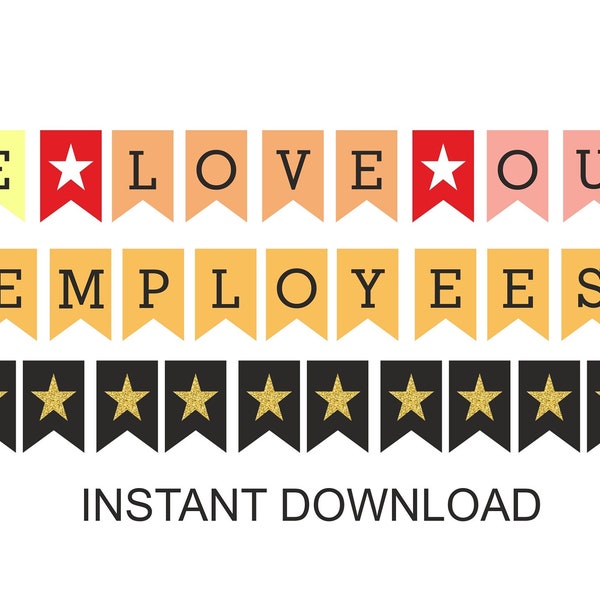 Employee Appreciation Banner - Etsy