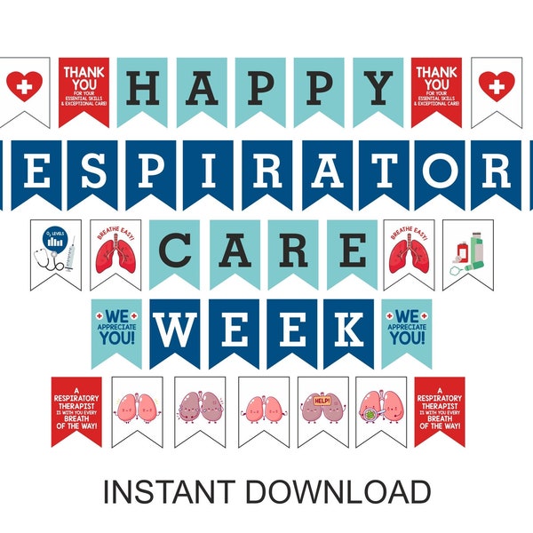 Respiratory Week Posters - Etsy