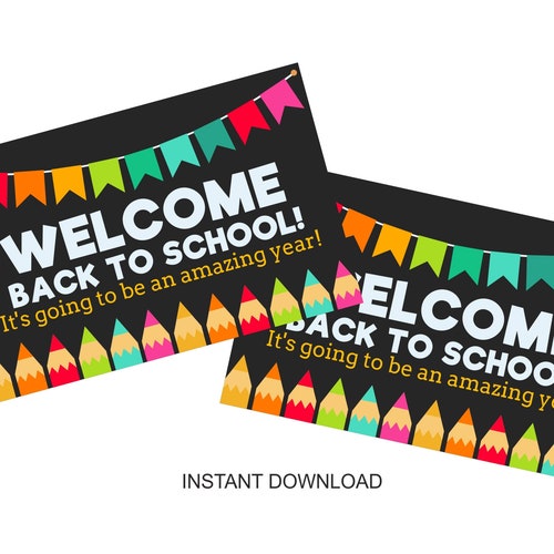 Welcome Back to School Tags. Tags for Teacher Gift Class | Etsy