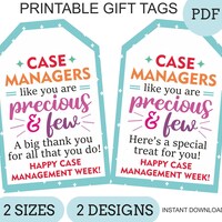 Case Management Week Printable Signs: Case Manager Appreciation Decor ...