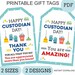 Bus Driver Appreciation Gift Tag Printable / Bus Driver Tags / School ...
