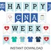 Happy CNA Week Banner Printable / CNA Week Decor / Cna Week Gifts ...
