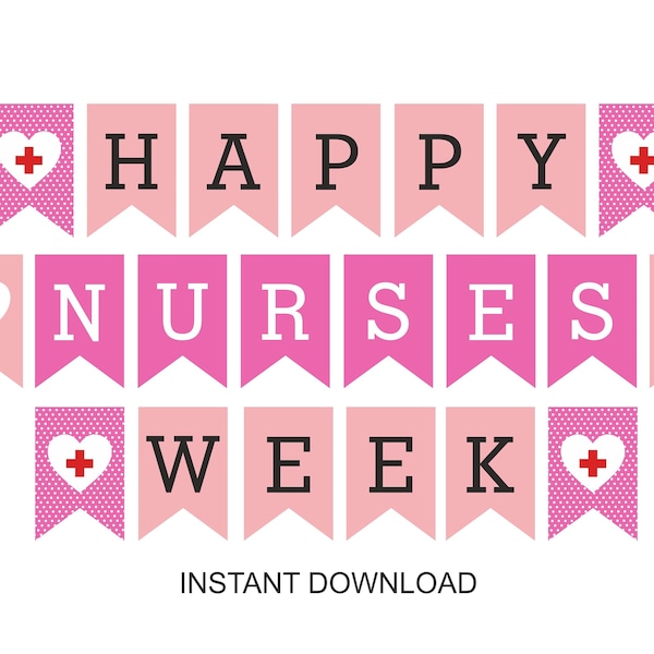Happy Nurses Week Banner - Etsy