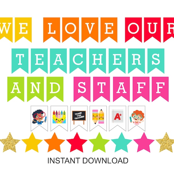 Teacher Banner - Etsy