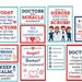 Doctor's Day Props Printable /printable Doctor Photo Props / Doctor's ...