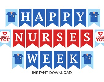 Happy Perianesthesia Nurses Week Banner Printable / Perianesthesia ...