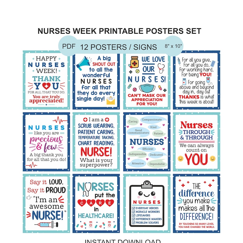 Nurses Week Poster - Etsy
