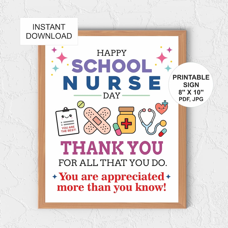 School Nurse Posters - Etsy